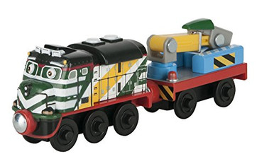 TOMY Chuggington Wooden Railway Fletch with Welder Wagon ...