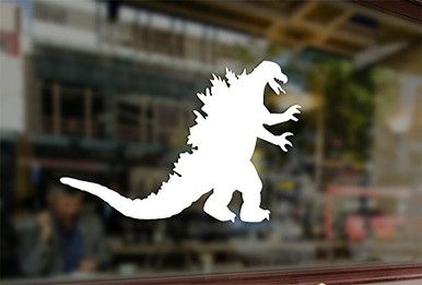 25 Centimeters Godzilla Silhouette Vinyl Stickers Funny Decals Bumper ...