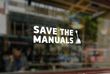 25 Centimeters Save The Manuals Waterproof Vinyl Stickers Funny Decals ...