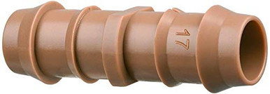 Jayee 25 Pack Drip Irrigation Barbed Coupling Fittings 17mm for 1 2 ...