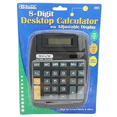 Calculator Desktop 8 Digit - Large Count 1 - School Supply Grab ...
