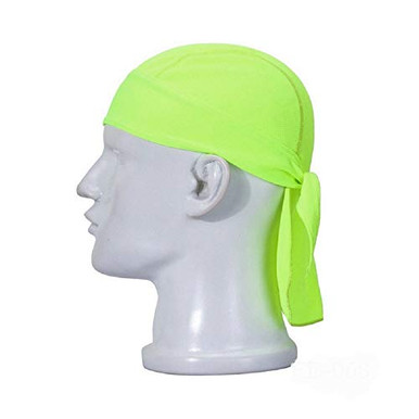 Solid Neon Lime Green Micro Fiber Dry Fit Head Wrap Biker Hat Durag ...