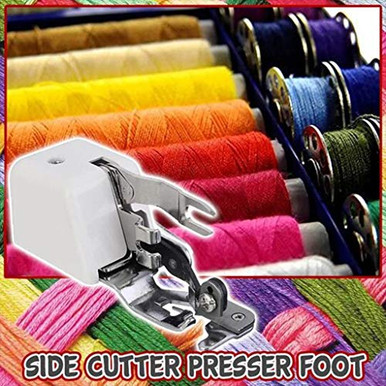 DIY Sewing Machine Side Cutter OverLock Presser Foot - Universal Sewing ...