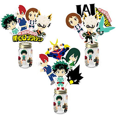 ANGOLIO 30Pack My Hero Academia Paper Card Centerpiece Kit Table ...