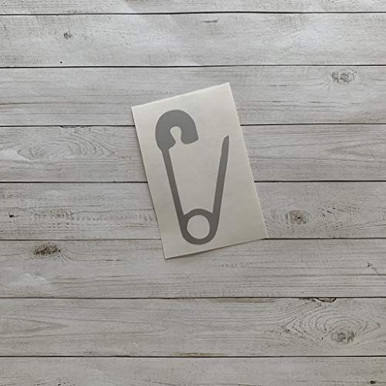 Safety Pin Vinyl Sticker Decal Craft Decorations Crafting Theme School ...