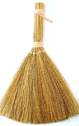 6 inch Natural Straw Mini Craft Brooms 12 Pieces - Warehousesoverstock