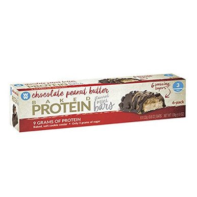 Weight Watchers Chocolate Peanut Butter Baked Protein Mini Bars ...