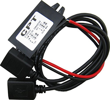 Yeeco Waterproof 8-22V to 5V 3A/15W dual power adapter DC to DC Buck ...