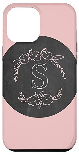 iPhone 12 Pro Max Monogram Letter S Art Case - Warehousesoverstock