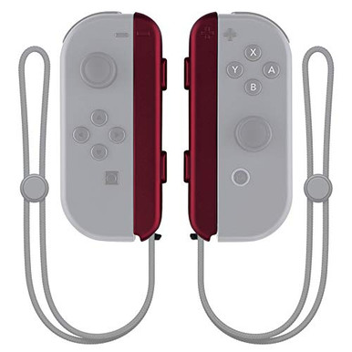 eXtremeRate Scarlet Red Soft Touch Replacement Shell for Nintendo ...