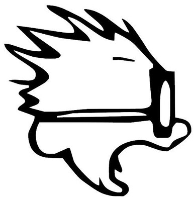 Decal Flags USA Calvin and Hobbs Speed Demon - Peel and Stick Sticker ...