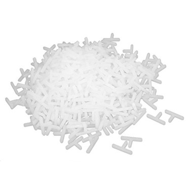uxcell Wall Floor Tile Plastic T Type Spacer Tiling Tool 3mm White ...