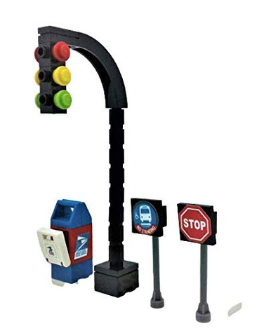 Building Toys Bricks Custom MOC City Town Village Street Road Traffic ...