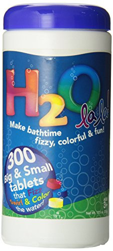Color My Bath H2O La La Color Changing Bath Tablets, 300-Piece ...