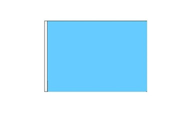 6 ft. Solid Light Blue Safety Flag with 1 4 White Pole and Mounting ...