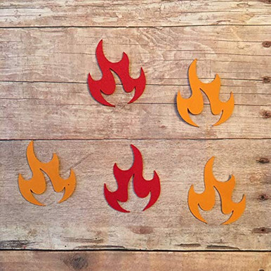 Fire Confetti Fireman Decorations Fire Fighter Theme Fire Decorations ...
