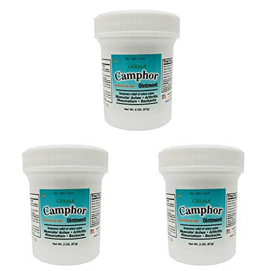 Camphor Ointment 2 oz. Germa Unguento Alcanfor. Pomada 3-Pack ...
