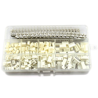 HJ Garden 560pcs 2.54mm Pitch Connector Pin Housing Terminal Kit JST-XHP 2/3/4 Pin Header ...