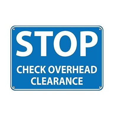 DYLAN MILLER Safety Sign - Stop Check Overhead Traffic Sign DYU0328 8 x ...