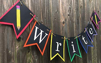 Write Teacher Classroom Decoration Banner - Bulletin Board ...
