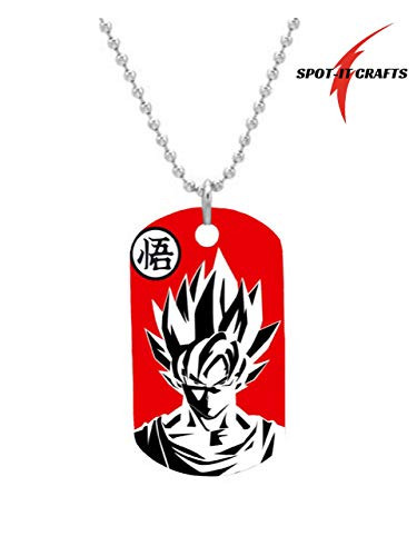 SPOT-IT Crafts Goku Dragon Ball Z - Stylish Dog Tag Pendant Necklace ...
