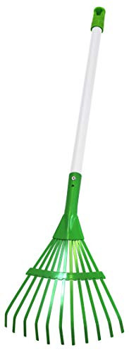 Emsco Group 9049M-1 Little Diggers Kids Garden Tool Lawn Rake Green ...