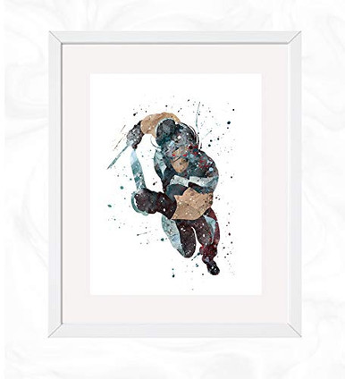 Warpath Prints X-Men Watercolor Nursery Wall Poster Holiday Gift Kids ...