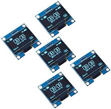 PEMENOL 5PCS OLED Display Module 128 x 64 OLED Display I2c 0.96inch ...