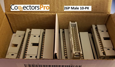 Pc Accessories 10-Pack 2X13 26P Dual Rows 2.54mm Shrouded IDC Male ...