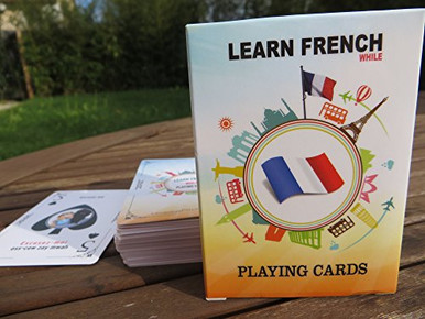 French Language Playing Cards | Language Learning Game Set | Fun Visual ...