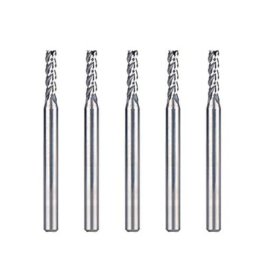 SpeTool 1 8 End Mills for Aluminum 3 32 Cutting Diameter 3 Flutes CNC ...