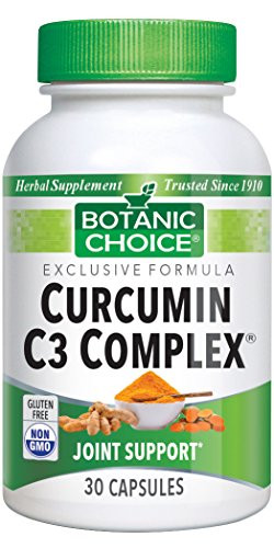 Botanic Choice Curcmin C3 Complex Supplement SC04 CUCC 0030 30 Count ...