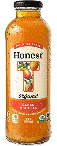 Honest Organic Naturally Flavored Just A Tad Sweet Mango White Tea 16 ...