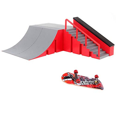 Fingerboard Ramp Park Skatepark Ramps Skate Park Kit Finger Skateboard ...