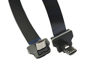 Short Slim Flat Micro USB FPV Flat Slim Thin Ribbon FPC Cable Micro USB ...