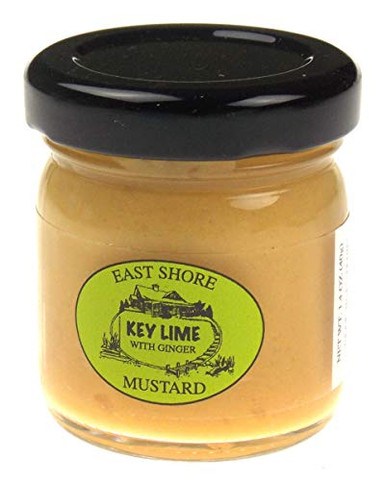 East Shore Key Lime With Ginger Mini Mustard 1.4 oz each 6 Items Per ...