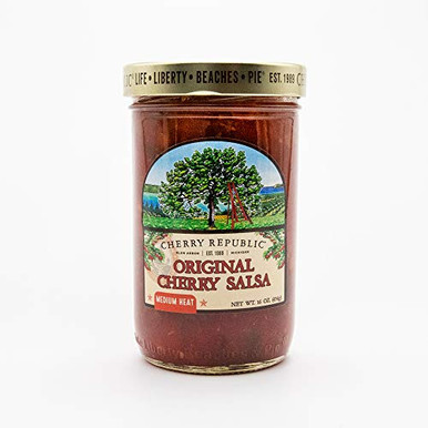 Cherry Republic Original Cherry Salsa - Medium Spice Chunky Sweet and ...