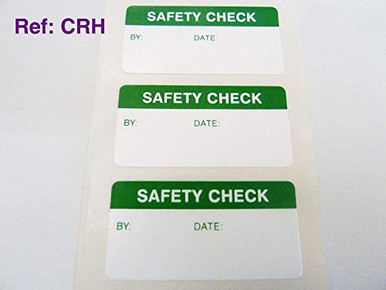 Minilabel Pack Of 50 Safety Check Labels Tamper Evident Labels 40X20mm ...