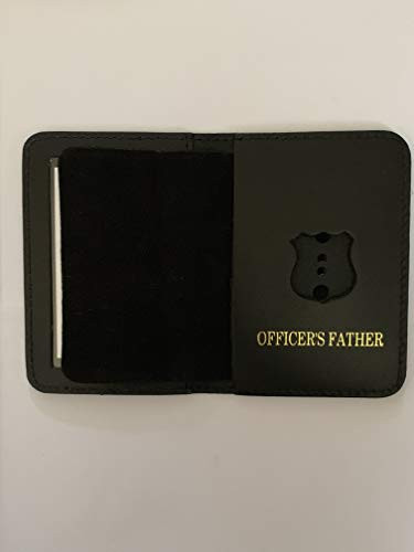 MINI POLICE OFFICER FATHER COURTESY SHIELD AND ID WALLET ...