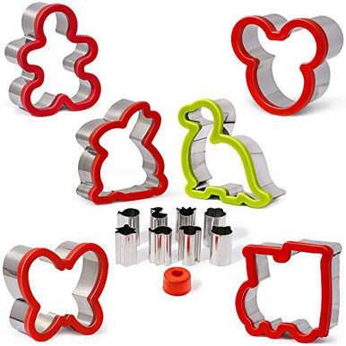 Kayaso Sandwich Cutter, Bread Cutter Shapes For Kids Include Mini ...