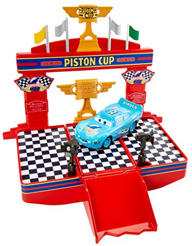 Disney/Pixar Cars Wheel Action Drivers Race & Win Playset ...