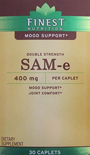 Finest Nutrition Sam-e 400 Mg 30 Coated Tablets - Warehousesoverstock