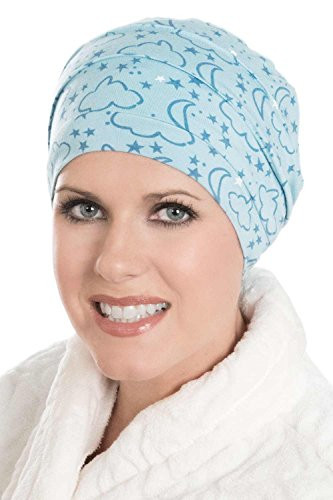 Cardani Moon and Stars Sleep Cap - Comfort Sleeping Cap in Bamboo for ...
