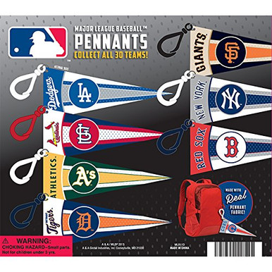 NEW MLB Mini Pennants With Clips Complete set featuring all 30 team ...