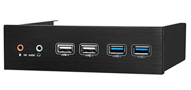 Kingwin USB 2.0 / USB 3.0 Hub Front Panel, w/2.5 Inch SSD/HDD Mount, HD ...