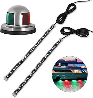 12v Marine LED Boat Navigation Lights plus LED Boat Bow Navigation ...
