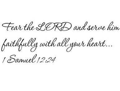 Tapestry Of Truth - 1 Samuel 12 24 - TOT12329 - Wall and home scripture ...