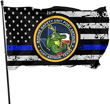 BUZAI Marine Safety Unit Port Arthur American Veterans Flag Submarine ...