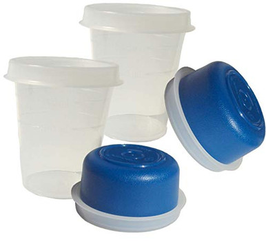 Tupperware Set of 4 Midgets and Smidgets Mini Containers Clear and Blue ...