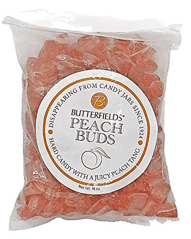 Butterfields Candy - Gourmet Old-Fashioned Peach Buds Hard Candy Gluten ...